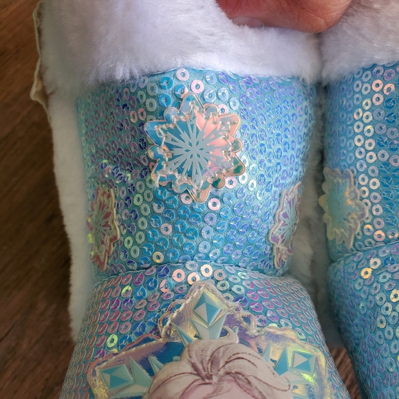 Disney | Shoes | Disney Frozen Anna Elsa Girls Bootie Slippers | Poshmark